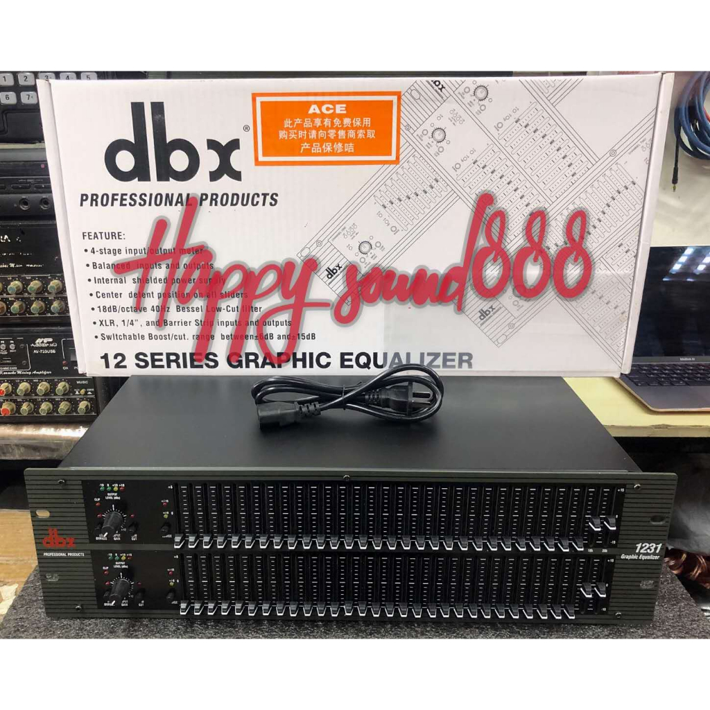 DBX 1231 Dual Channel 31-Band Equalizer/tested before ship out | Shopee ...