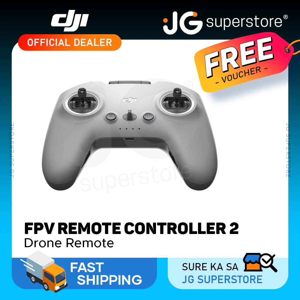 DJI FPV Drone Remote Controller 2 w/ 9hrs OPHRS, 10KM Max Transm,Hall Effect Ctrl Sticks & Ergon ...