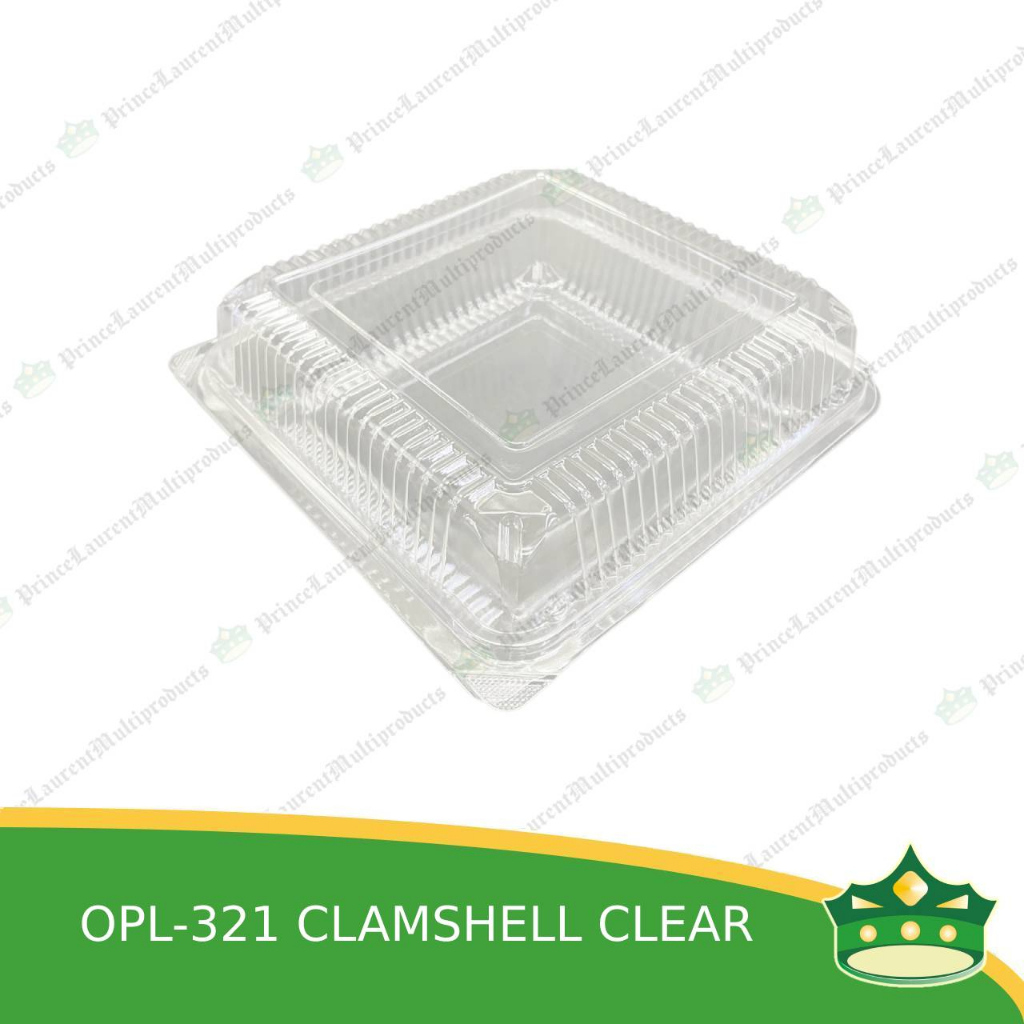 [50 pcs] clear clamshell OPL-321 OPS clearview food containers for any ...