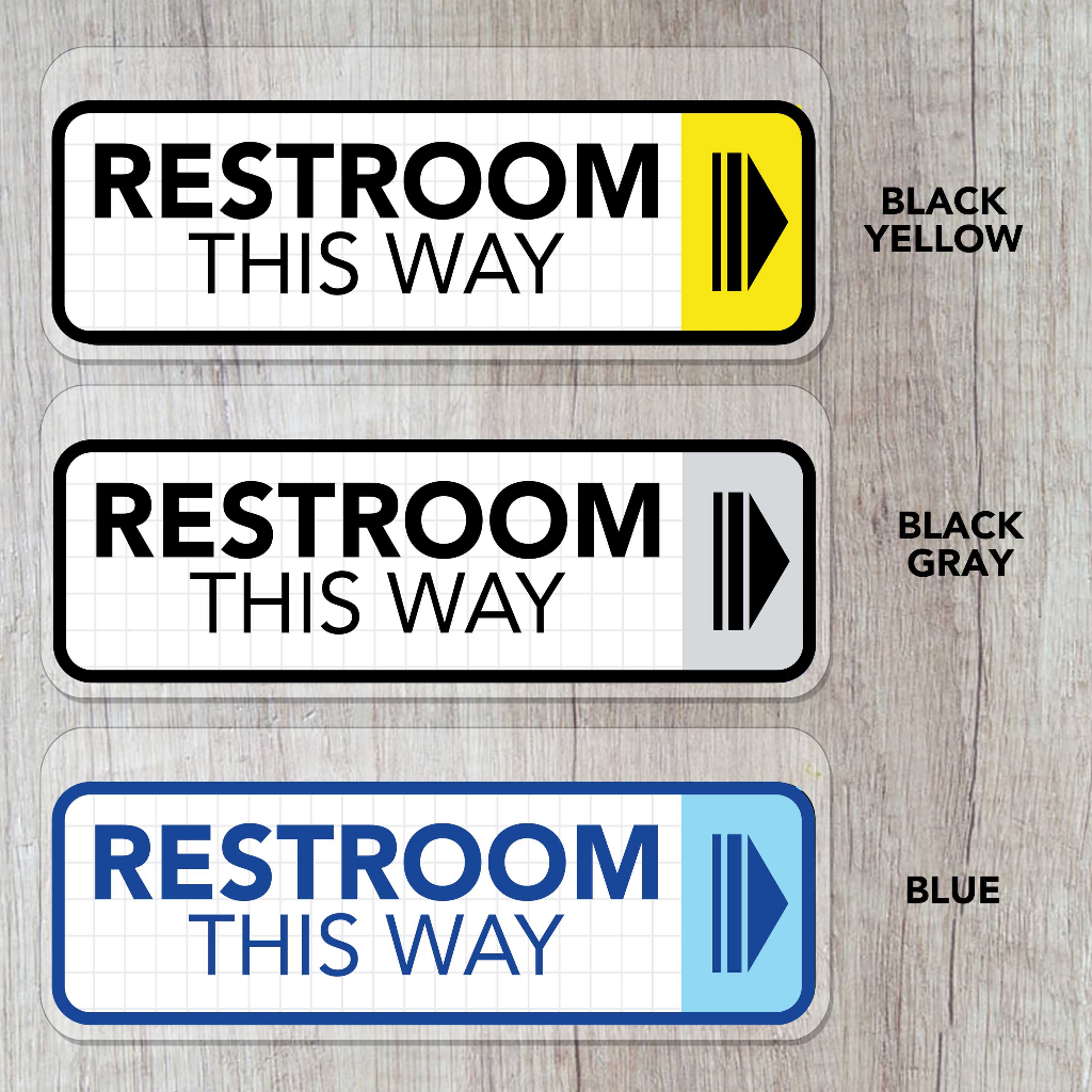 All Gender and PWD Restroom Signs / Laminated Signages / Sign Boards ...