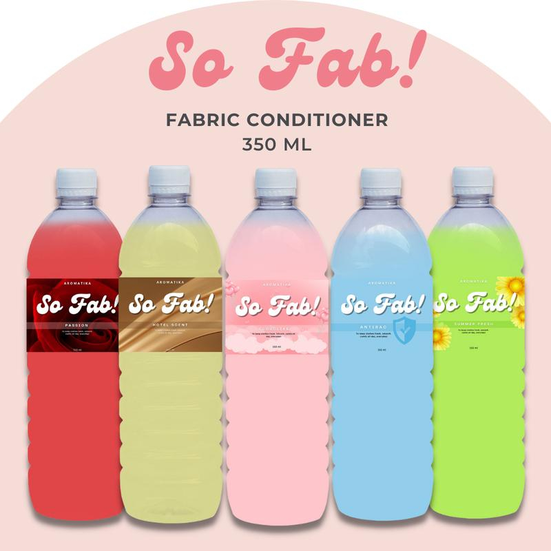 350ML AROMATIKA SO FAB Fabric Conditioner Fabric Softener with Fabric ...