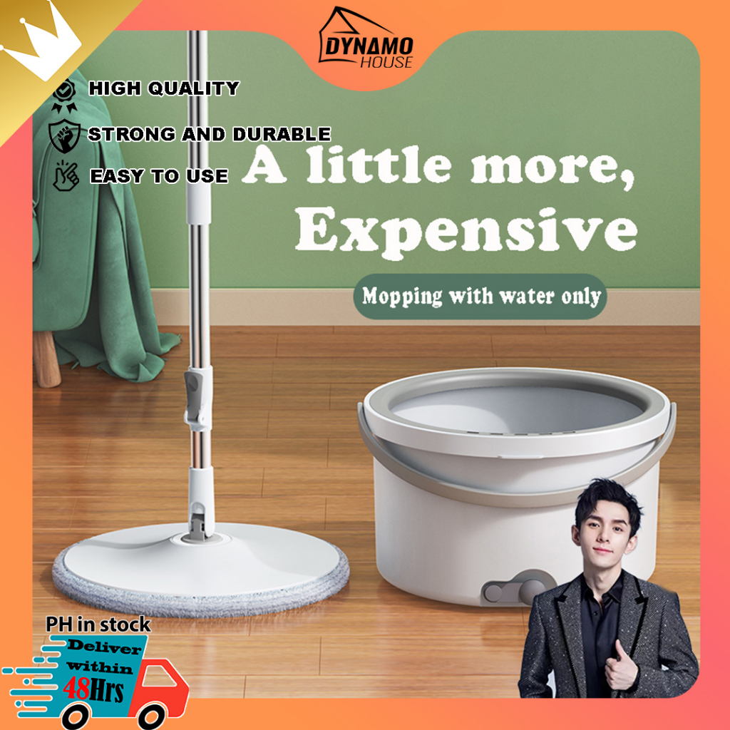 2023 New upgrade Magic Spin Mop Tornado Rotating Mop Cleaning Wet Floor ...