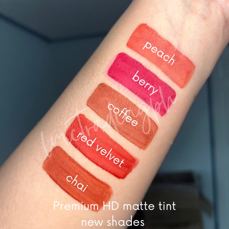 PREMIUM HD MATTE TINT | 3ml cube lip gloss tube | Shopee Philippines