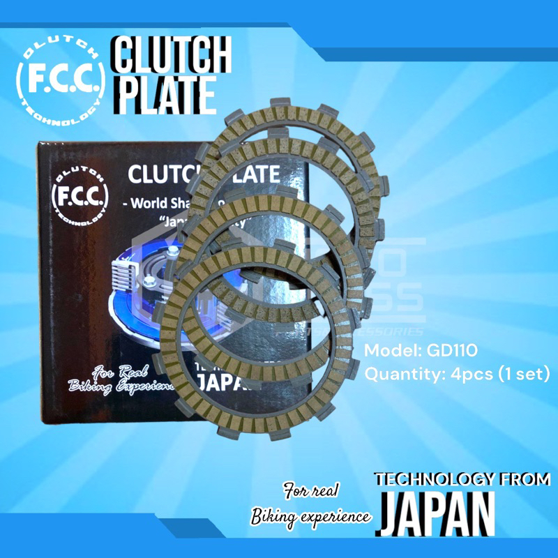 FCC CLUTCH LINING GD110 / SMASH | Shopee Philippines