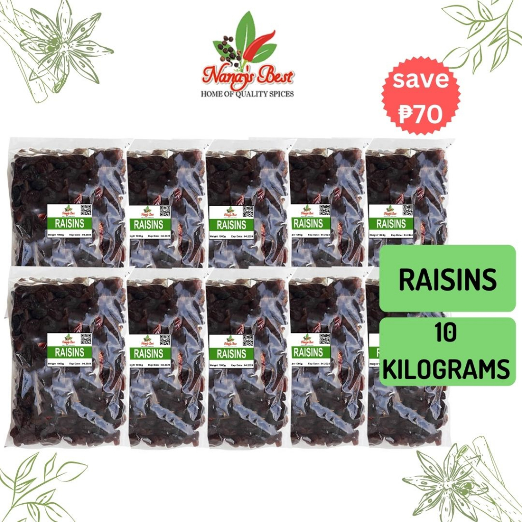 NanaysBest Raisin 10 Kilo - 10000 grams | Shopee Philippines