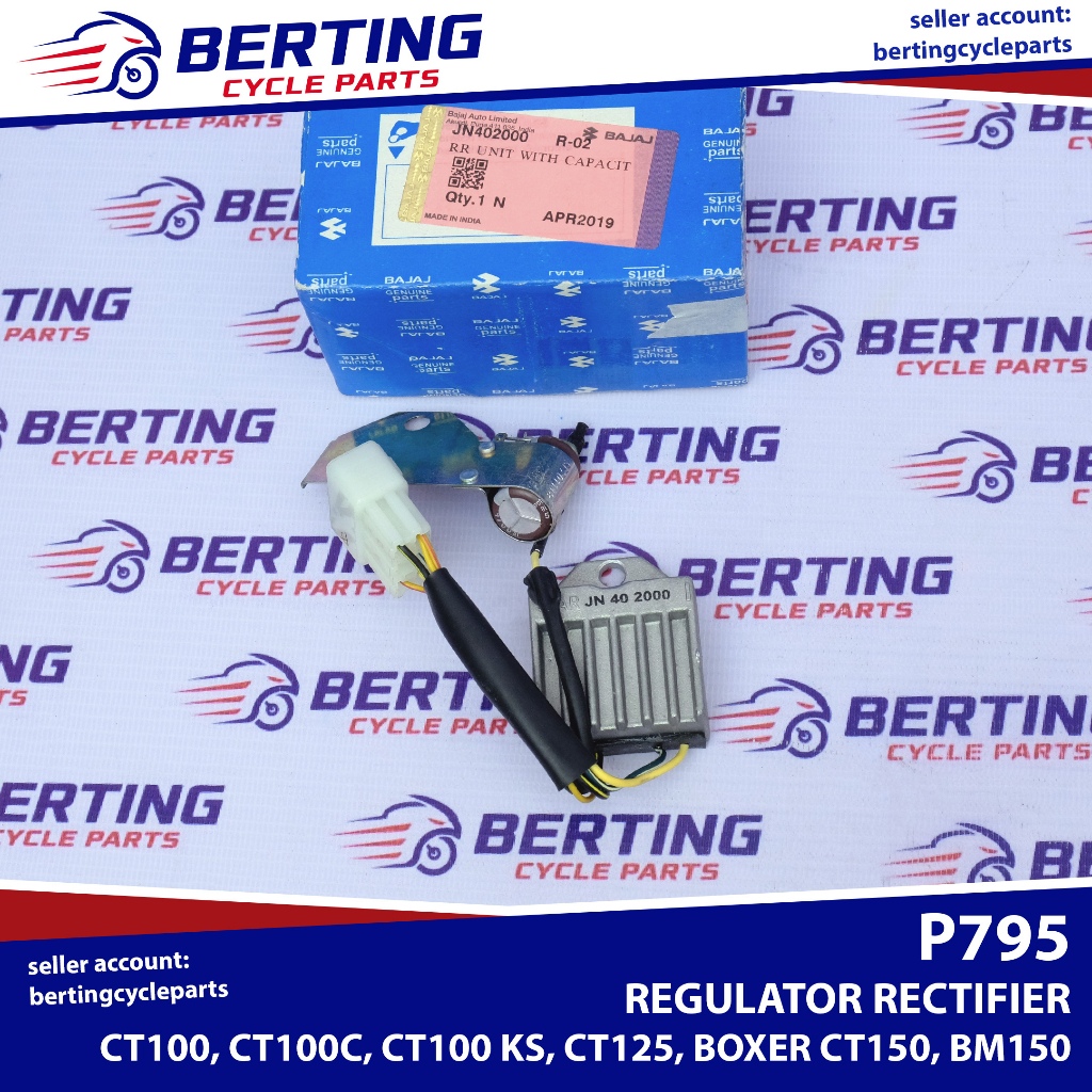 REGULATOR RECTIFIER Boxer CT150 CT125 Genuine JN402000 | Shopee Philippines