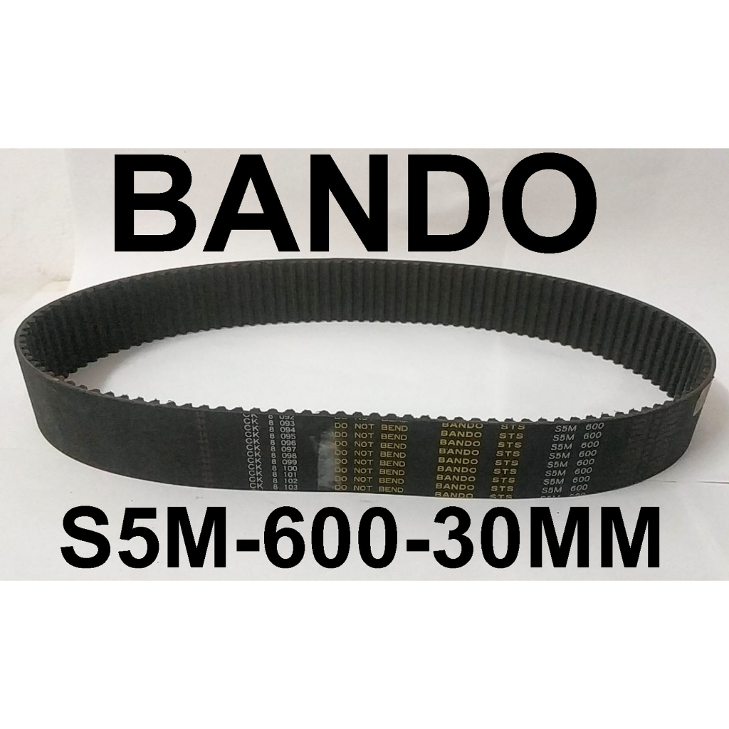 ORIGINAL BANDO TIMING BELT S5M-600-30MM ( S5M 600 30MM ) | Shopee ...