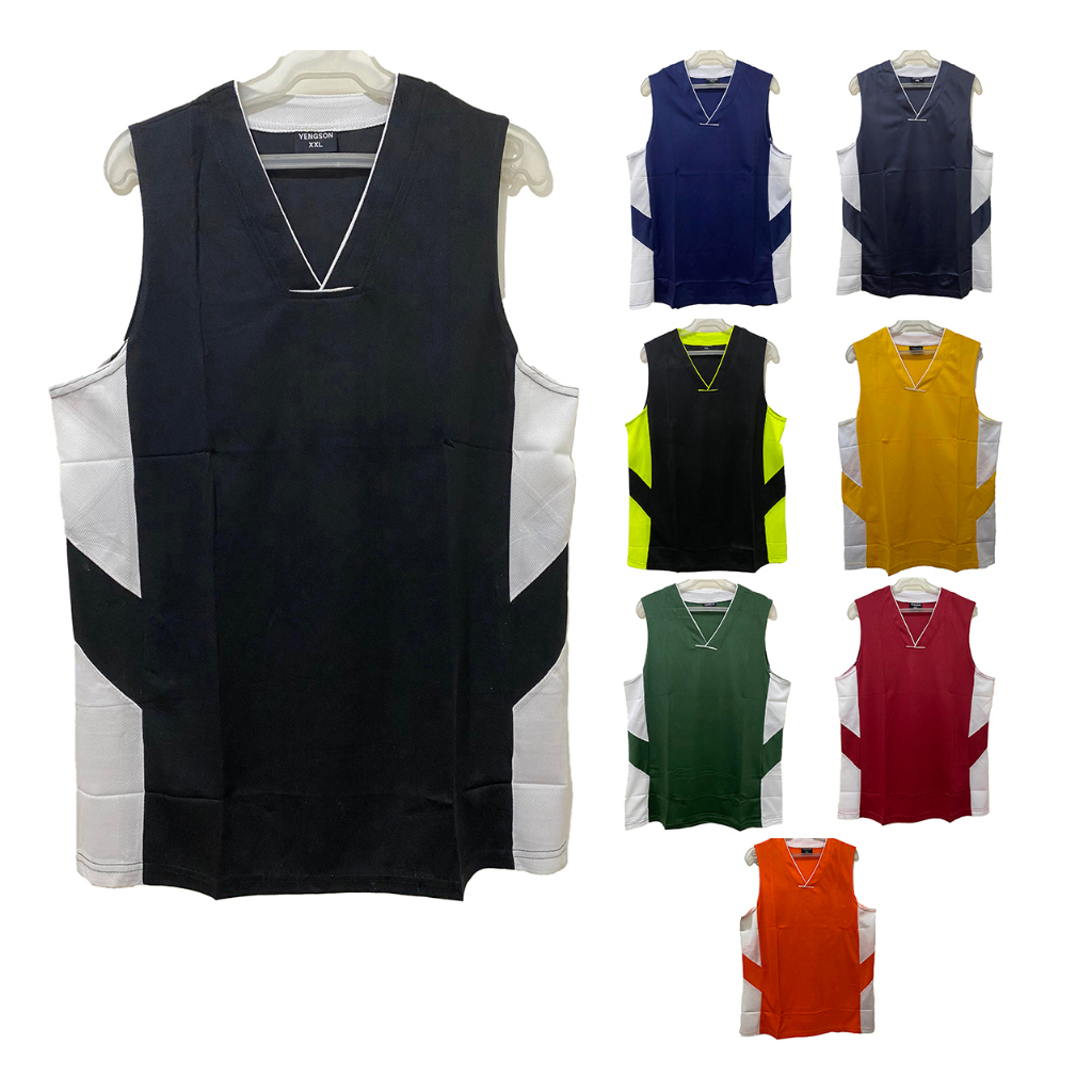Plain Basketball Vest Sando Jersey | Shopee Philippines