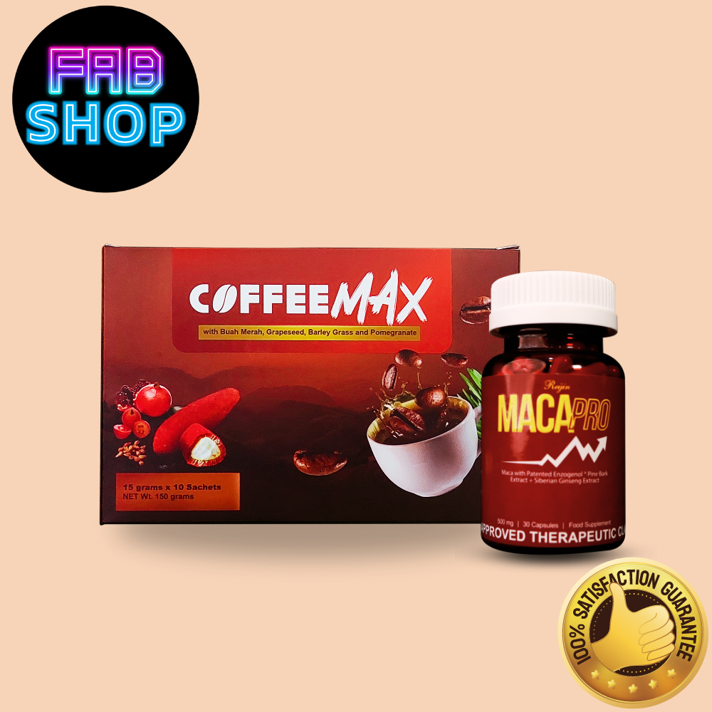 Coffee Max + 1 MACA PRO (Highest Recommendation to boost energy in bed) | Shopee Philippines