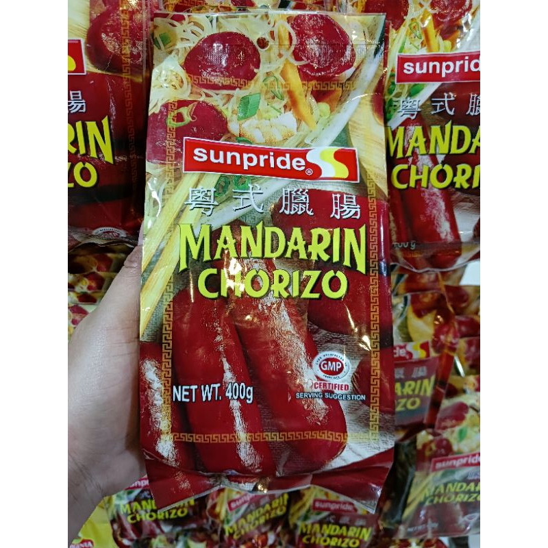 Sunpride Mandarin Chorizo 400 grams and 100 grams per pack | Shopee ...