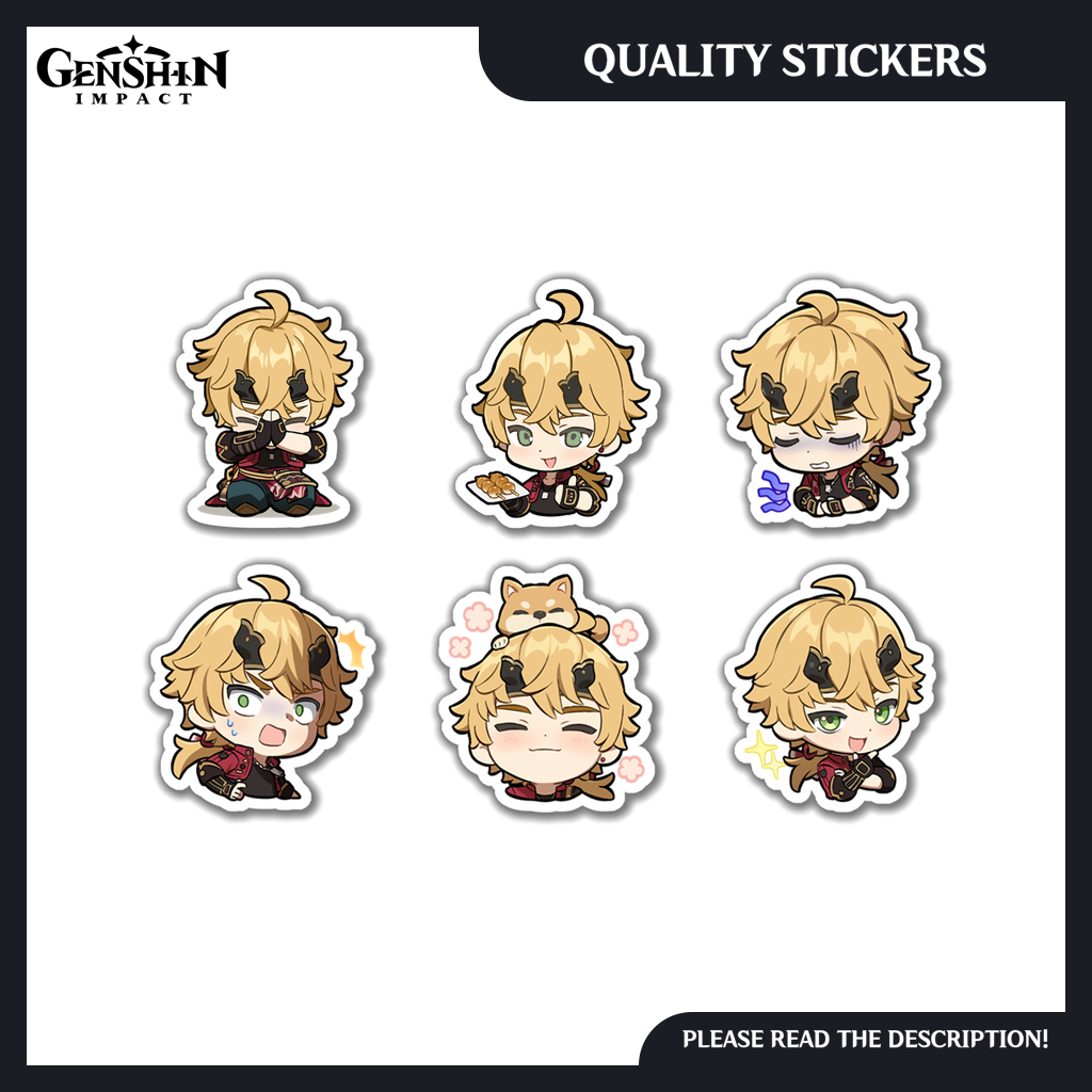 Thoma - Genshin Impact Emoji Stickers | Shopee Philippines