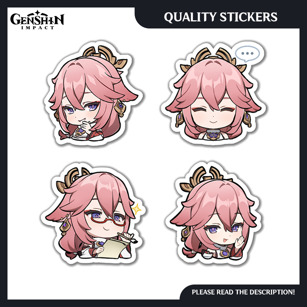 Yae Miko - Genshin Impact Emoji Stickers | Shopee Philippines