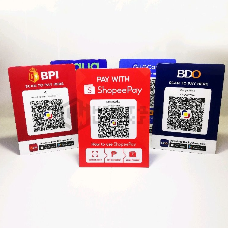 GCash Standee Scan QR Board (4R/5R) | Shopee Philippines