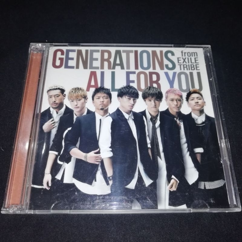GENERATIONS From EXILE TRIBE - All For You CD + DVD Jpop music album AUTHENTIC Japanese Idol ...