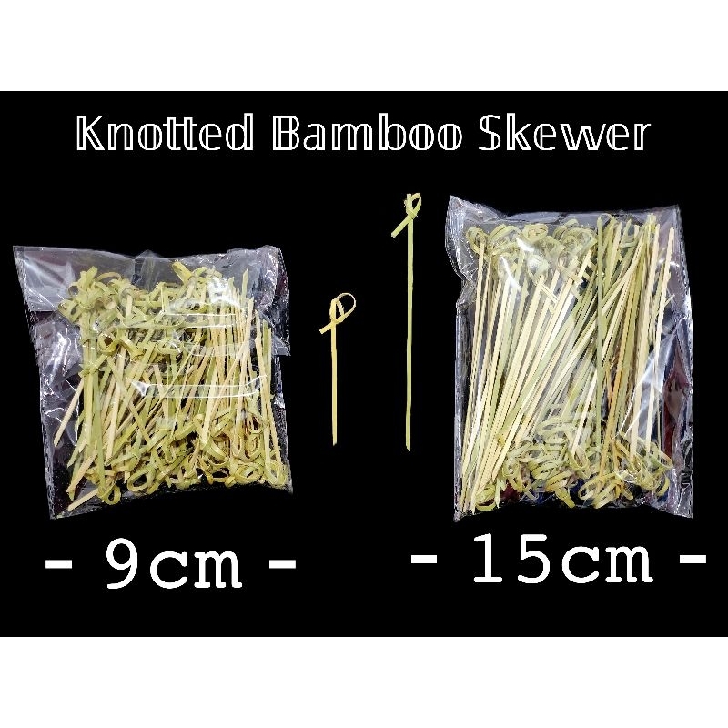 Knotted Bamboo Skewer 9cm and 15cm | Shopee Philippines