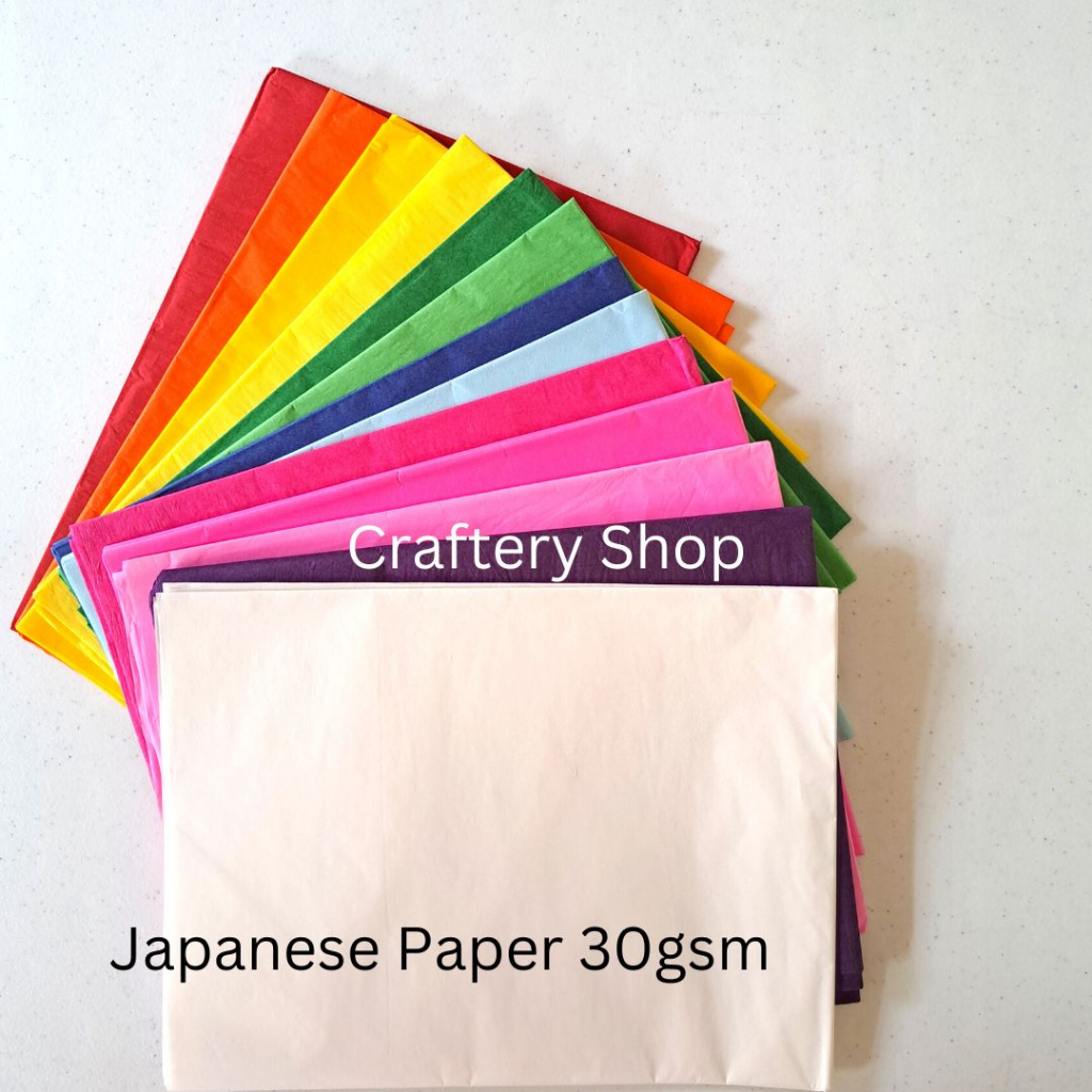 Japanese Paper 3 pcs/12pcs per set, 20x30inches | Shopee Philippines