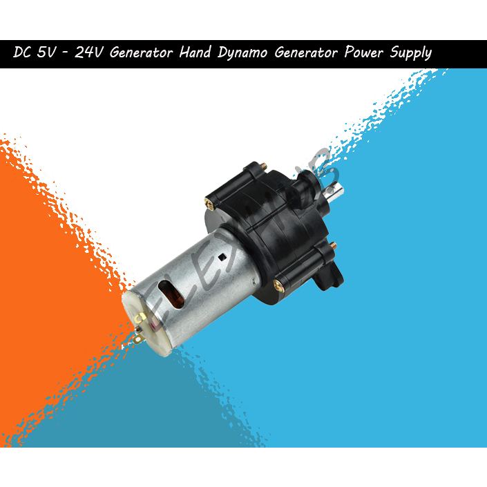 DC 5V - 24V Generator Hand Dynamo Generator Power Supply | Shopee ...