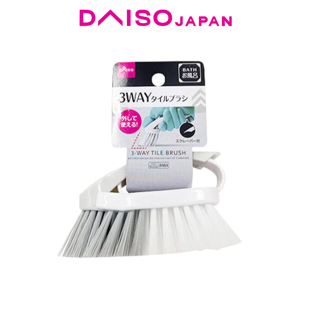 Daiso 3-Way Tile Brush | Shopee Philippines
