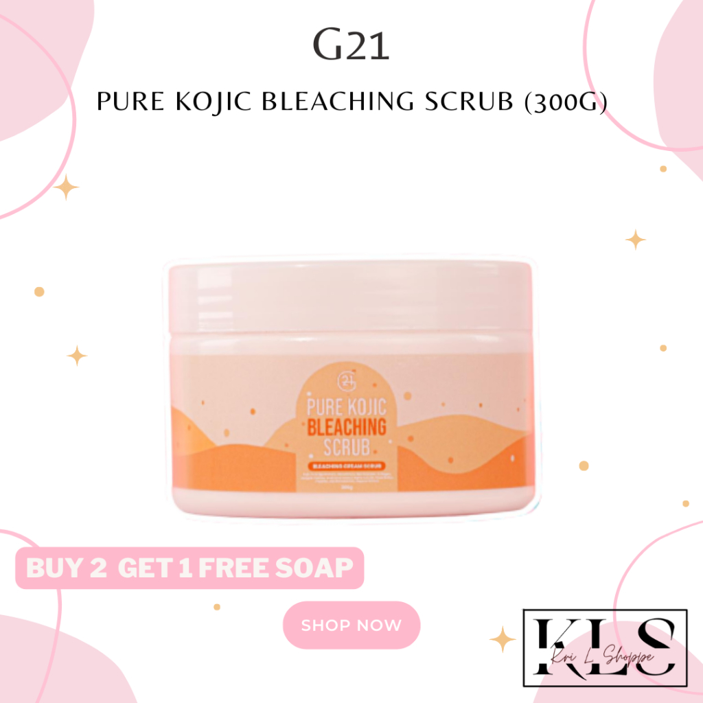 [With Freebies] G21 Pure Kojic Bleaching Scrub 300g | Shopee Philippines
