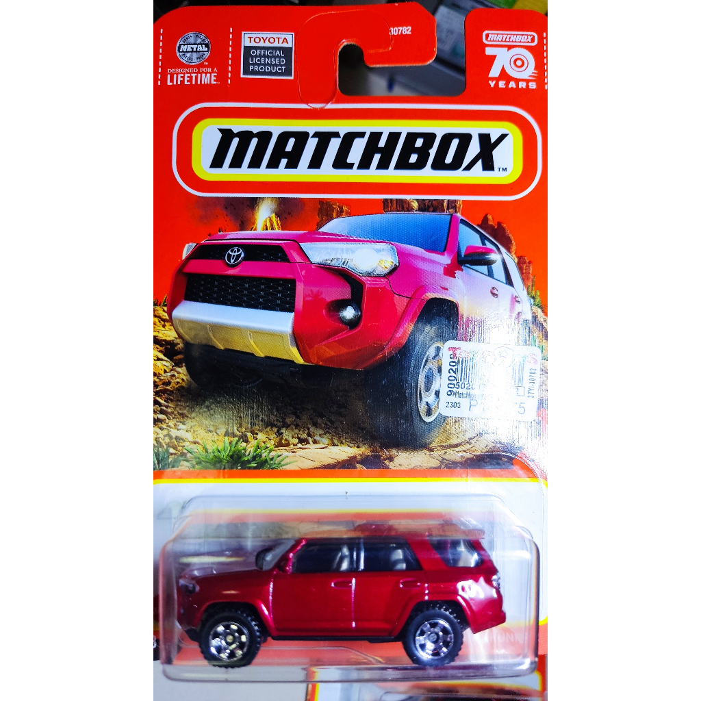 Matchbox 70th Anniversary Toyota 4Runner (Crimson Red) | Shopee Philippines