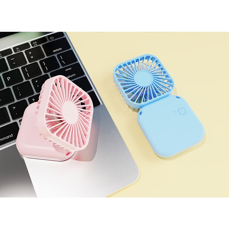 JACKEYLOVE.NEW FOLDABLE MINI HANGING NECK FAN, USB RECHARGEABLE MINI ...