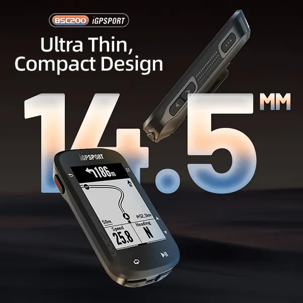 BSC200 IGPSPORT New Model BSC200 Bicycle Computer GPS BLE ANT+ Bicycle Speedometer Route ...