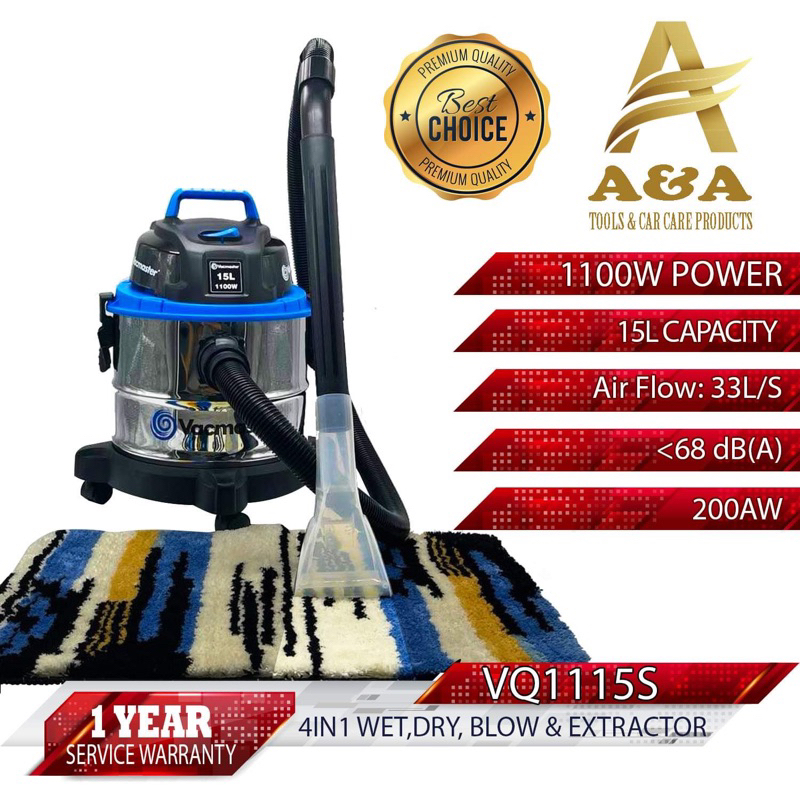 All New Vacmaster Extractor 30L Vacuum Cleaner Wet and Dry with ...