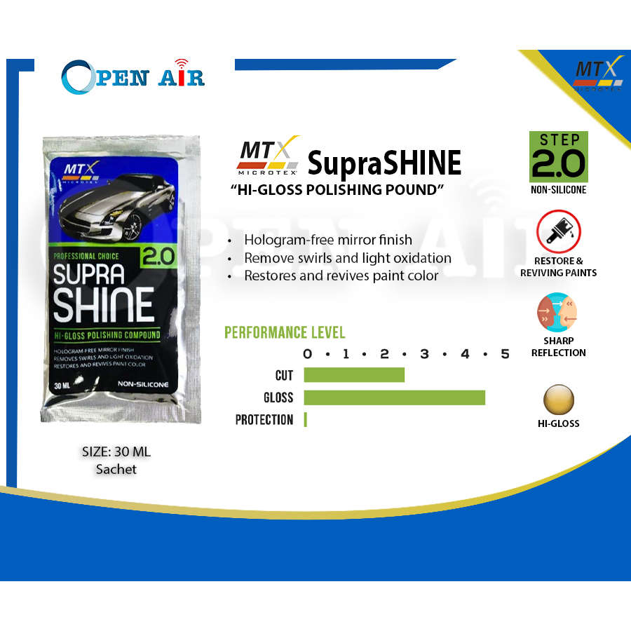 Microtex Supra Shine 30ml- Step 2 "Hi-Gloss Polishing Compound ...