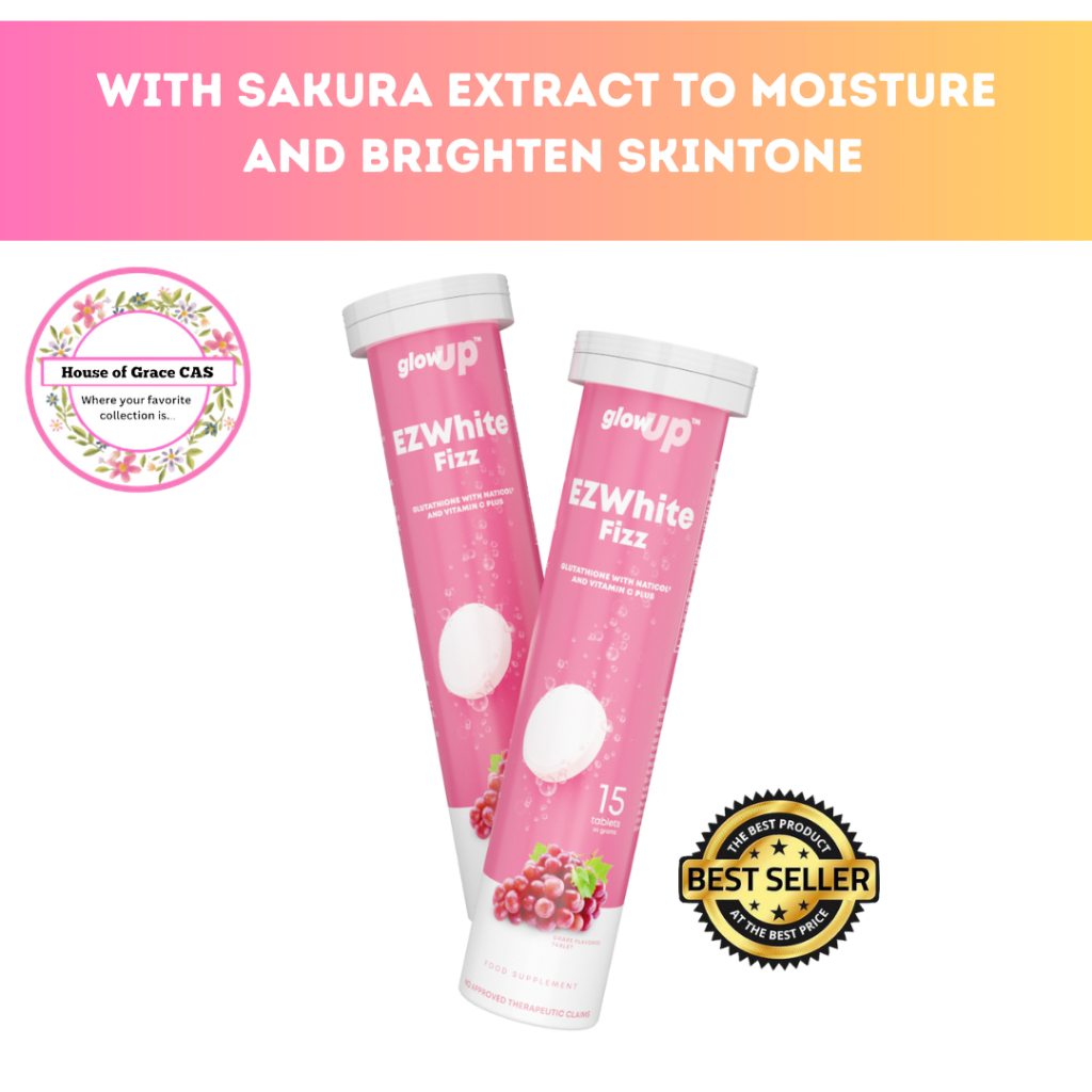 Bundle Set Glow Up Whitening Effervescent Ez Fizz Beauty White w ...