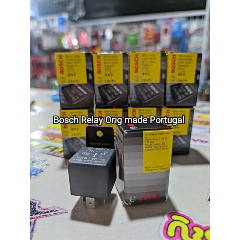 Bosch/Hella relay 5 pin original with Socket | Shopee Philippines