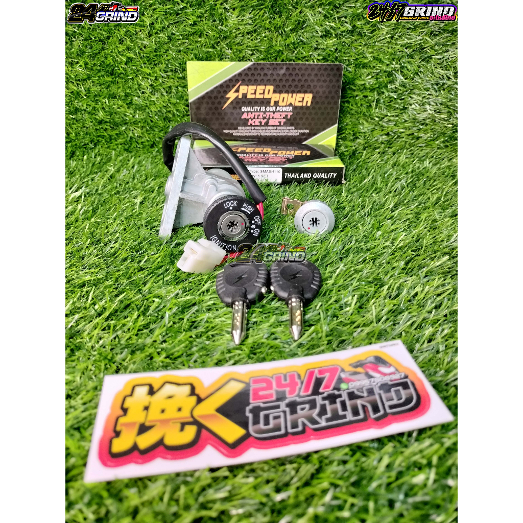 FLOWER TYPE ANTI THEFT KEY IGNITION SWITCH SUZUKI SMASH 110 THAILAND ...
