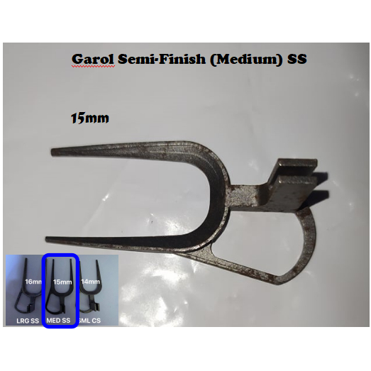Garol Semi-Finish with Ring Medium SS for Tari Gamefowl Rooster / Tari ...