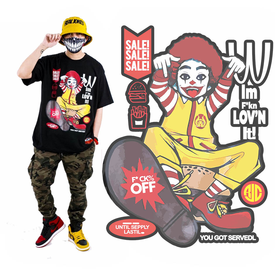 Real Jokes Clothing MC SIN (Black) Cotton Loose | Shopee Philippines