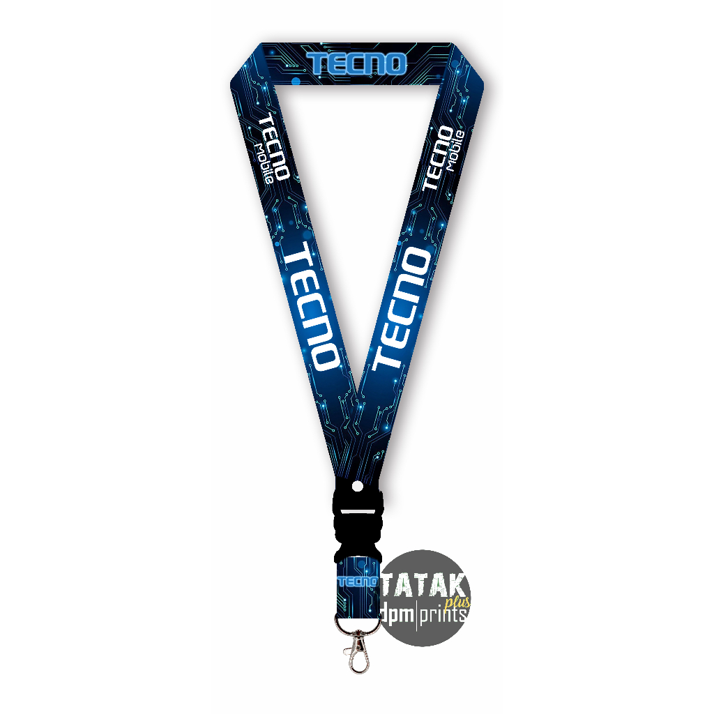 TECNO Mobile Lanyard Sublimation ID Lace Sling Cord | Shopee Philippines