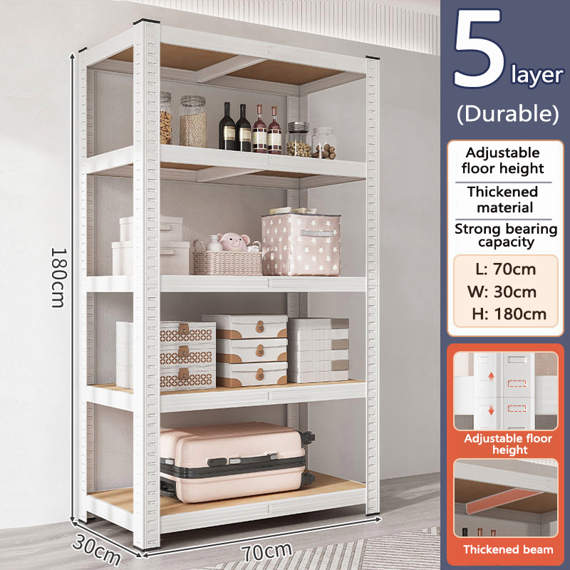 MOOM Shelves Racks 5 Layer Can Carry 300KG Display Rack Shelf Organizer ...