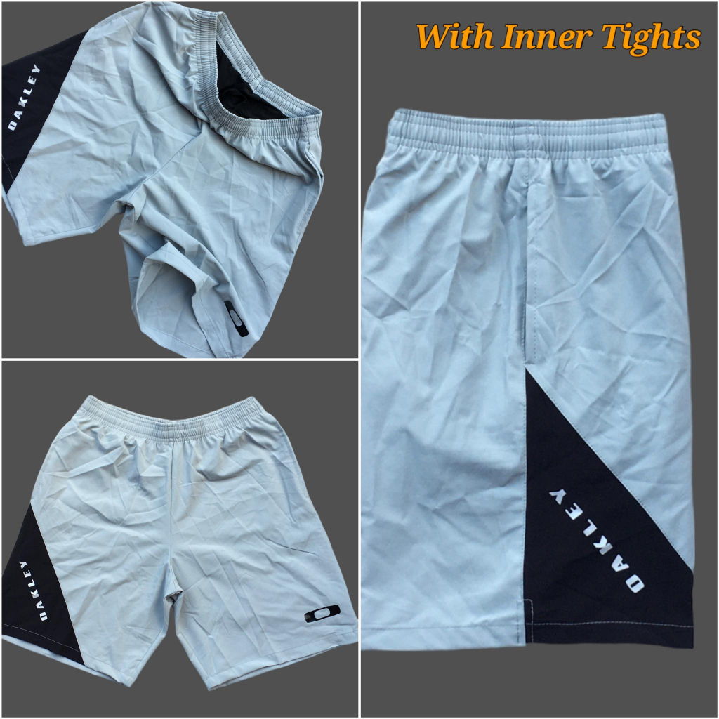 Shorts for men with inner tights for running and workout | Shopee ...