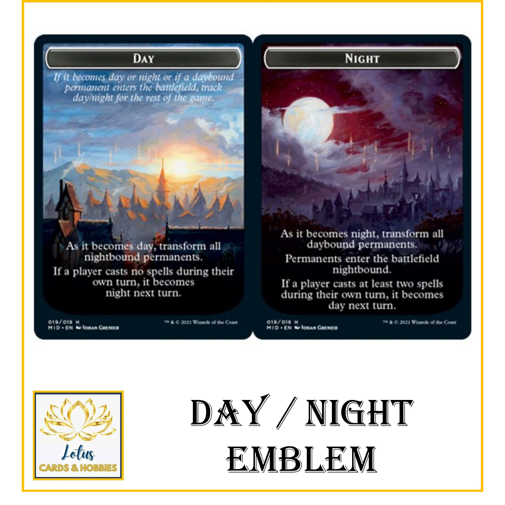 Magic the Gathering | Day / Night Token | Shopee Philippines