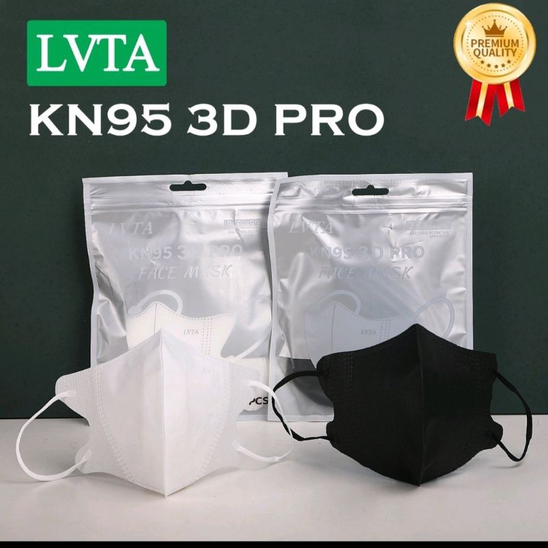 LVTA KN95 Thin& Breathable New 3D Silver Series PRO Face Mask 3 layers | Shopee Philippines