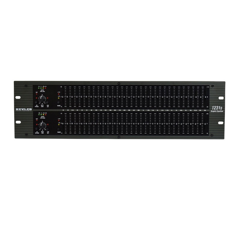 KEVLER EQ-1231 DUAL 31 BAND GRAPHIC EQUALIZER (45mm SLIDE FADER) | Shopee Philippines