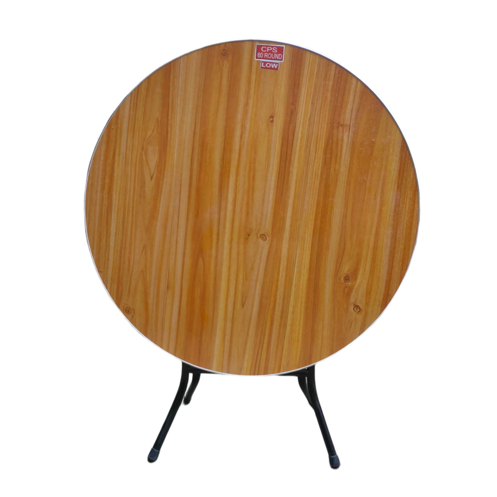 Folding Table WOOD with Plastic Siding(CPS 60 ROUND) | Shopee Philippines
