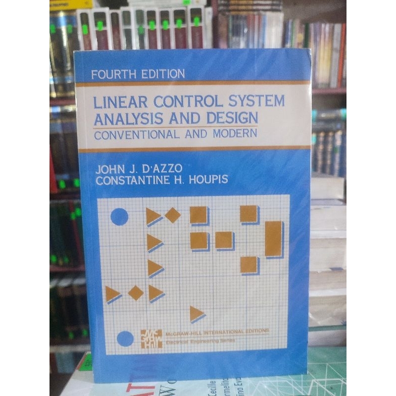 LINEAR CONTROL SYSTEM ANALYSIS AND DESIGN CONVENTIONAL AND MODERN By D'AZZO | Shopee Philippines