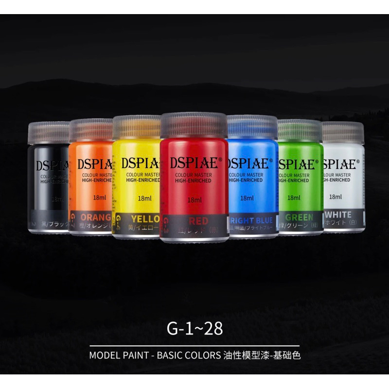 DSPIAE Basic Lacquer Colors Model Paint | Shopee Philippines