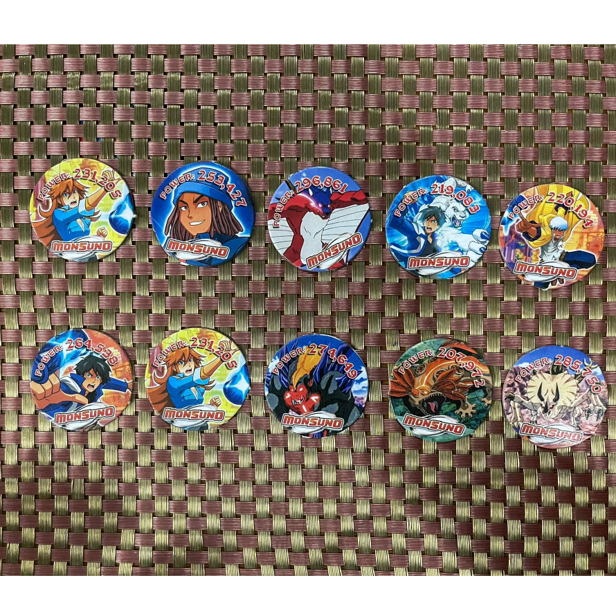 VOLTES 5 AND VOLTRON POGS REPACK - SET OF 10 - NARUTO, DRAGON BALL Z ...