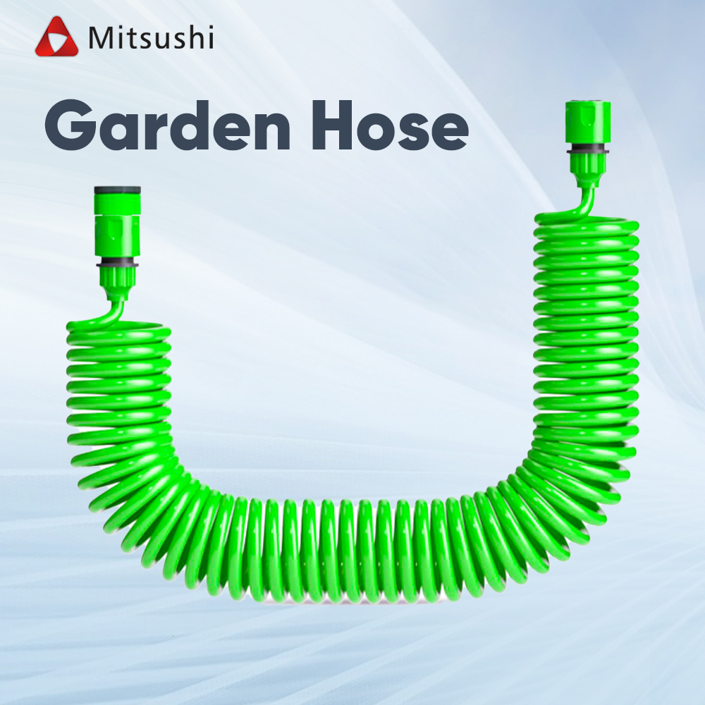 Mitsushi 7.5M/15M/20M Garden Telescopic Spring Hose High Pressure ...