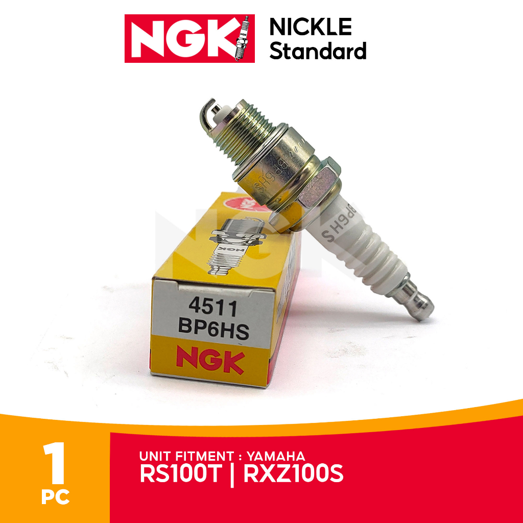 NGK Spark Plug Motorcycle Standard Nickel Yamaha RS100T RXZ100S BP6HS ...