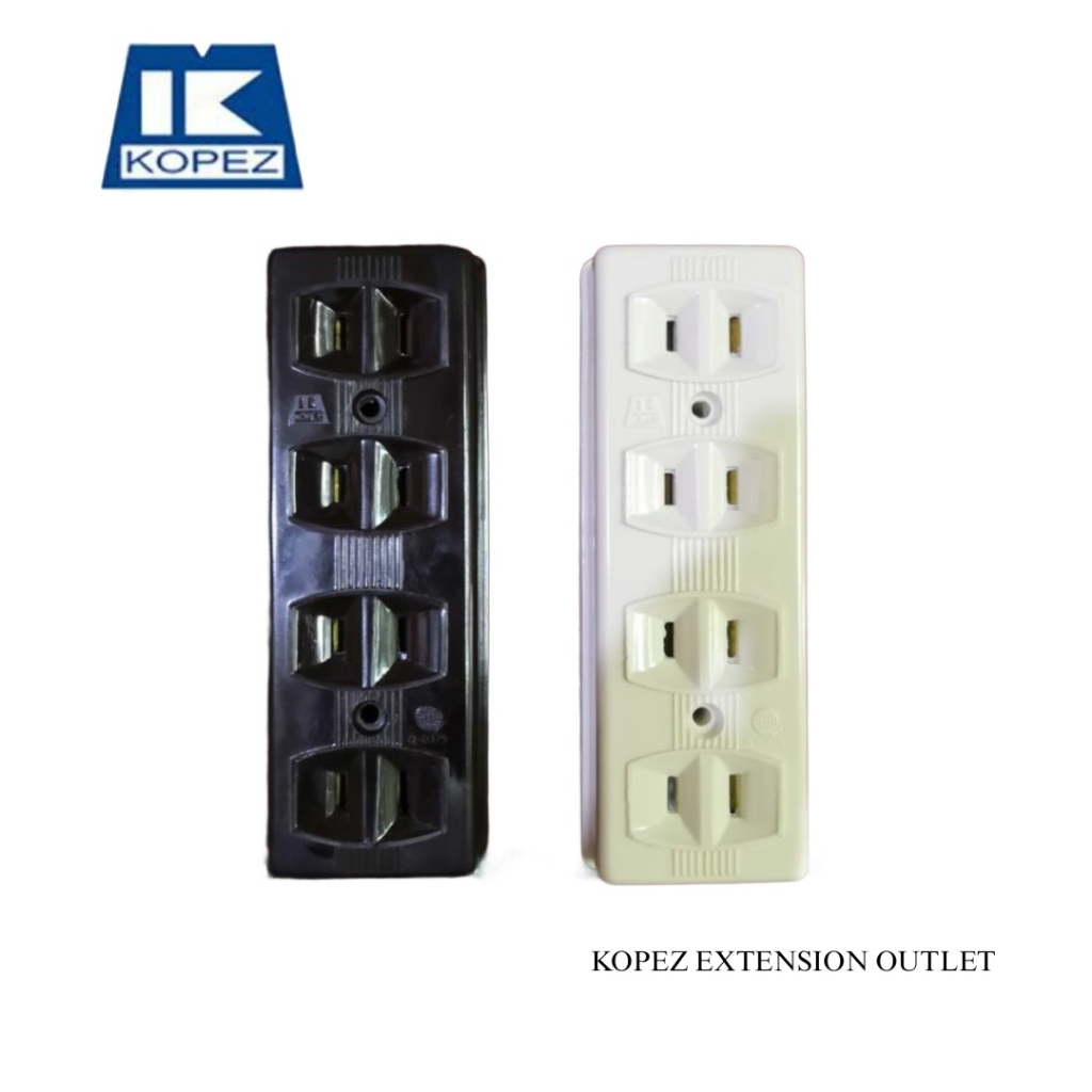 Kopez Extension Outlet (2 - 3 - 4 Gang) | Shopee Philippines