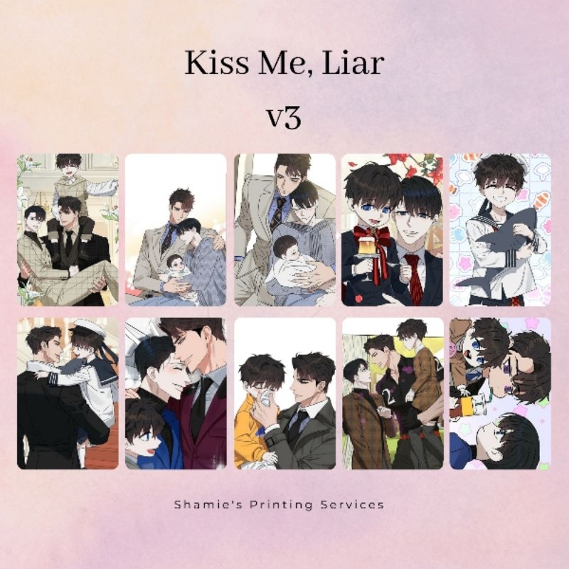 10 PCS. BL MANHWA PHOTOCARDS (PART 2) | Shopee Philippines