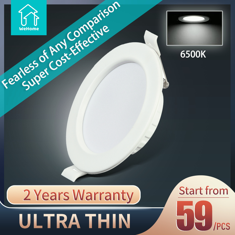 WeHome Ultra Thin LED Ceiling Light Pin Light, 6500K Daylight, 5W 9W ...