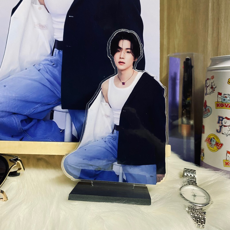 YOONGI x MarieClaire Laminated Standee Table Decor | Shopee Philippines
