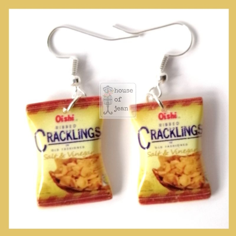 Miniature Snacks /Chichirya Hook Earrings | Shopee Philippines